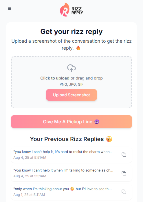 Rizz Reply
